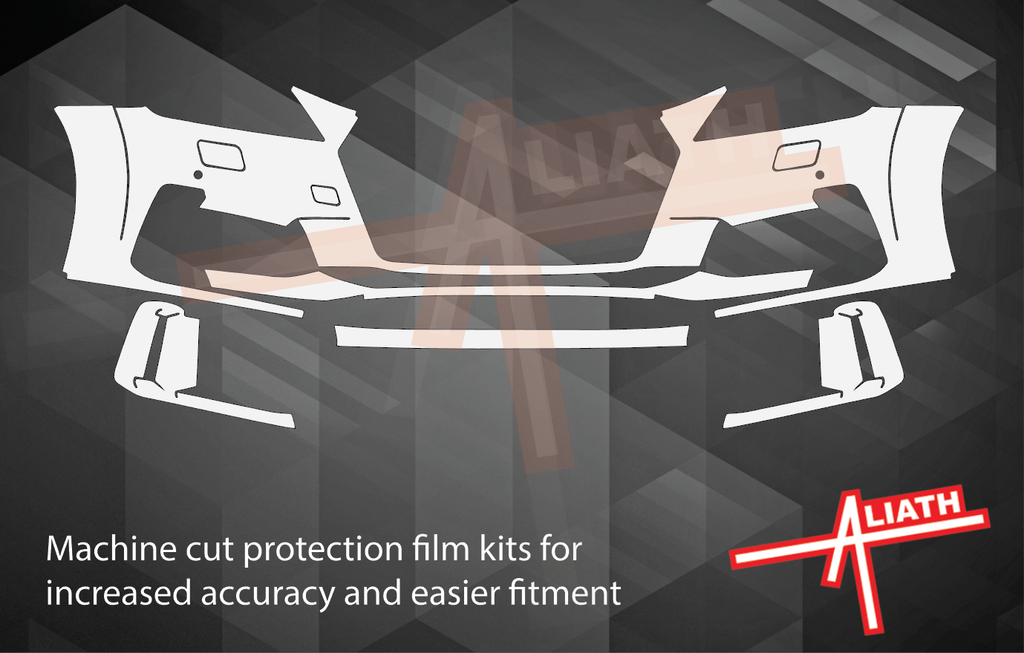 Audi TTS & S-Line (Type 8S) 2019-Present, Front Bumper CLEAR Paint Pro – Aliath