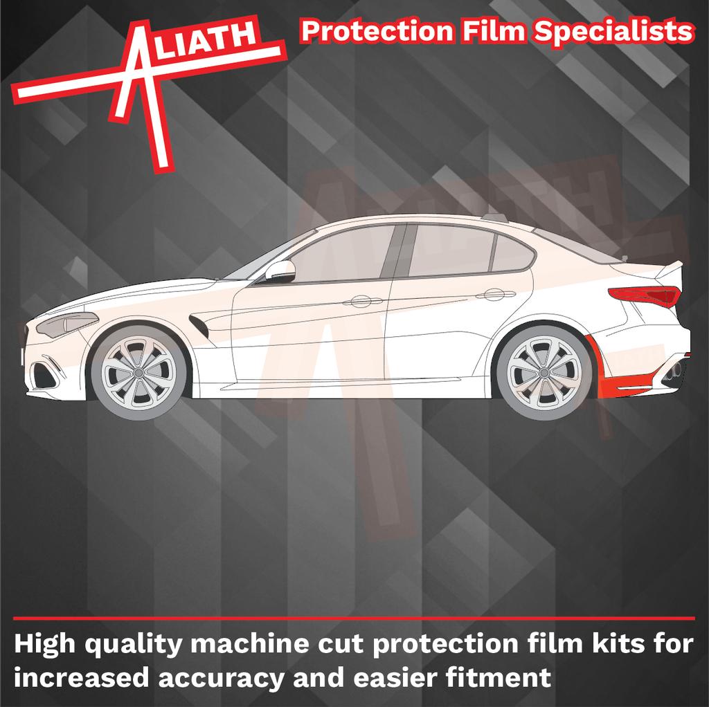 Alfa Romeo Giulia Quadrifoglio (952) 2016-Present, Rear Bumper Arches ...