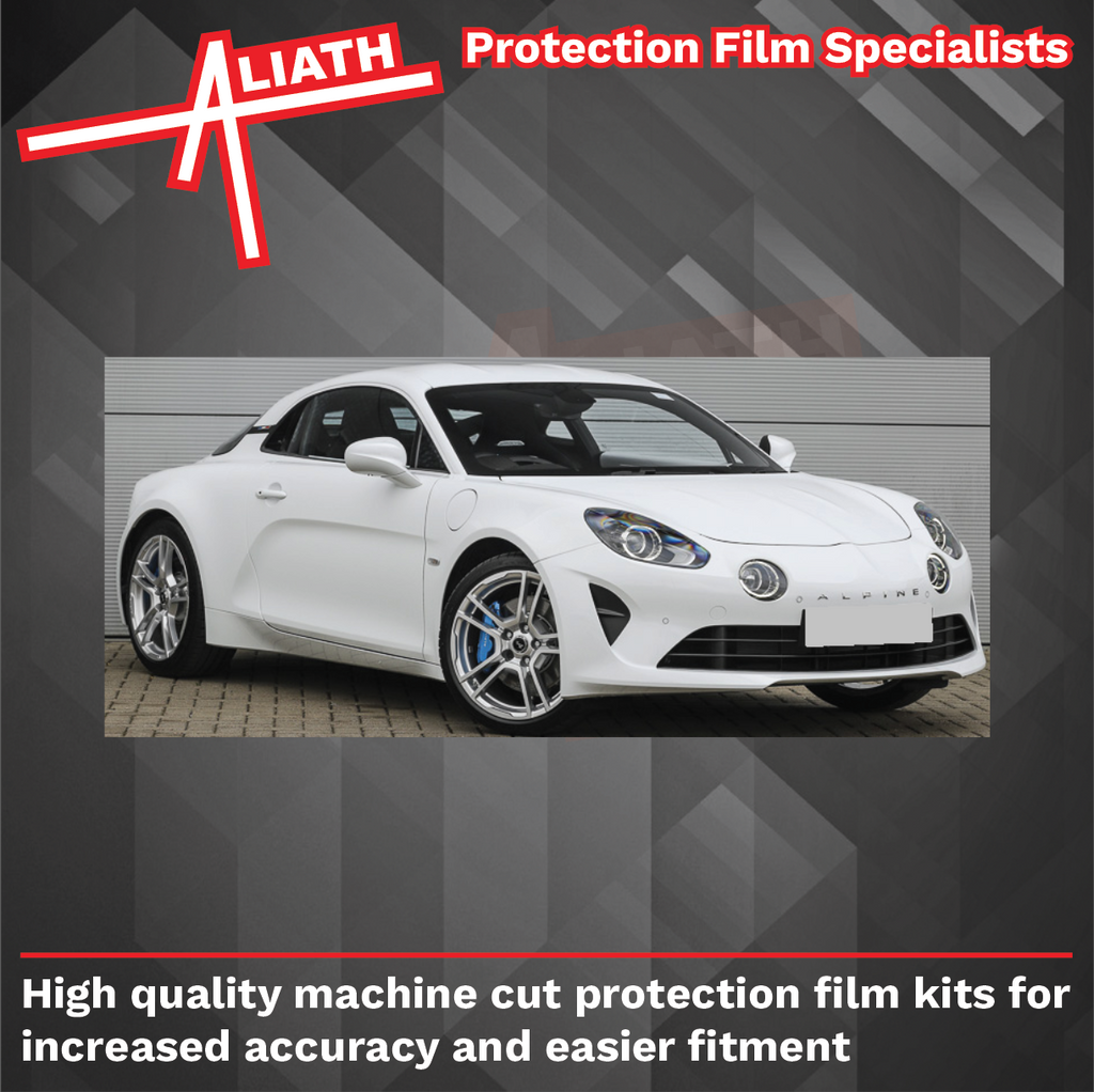 Alpine A110 2017-Present, Front Bumper CLEAR Paint Protection – Aliath