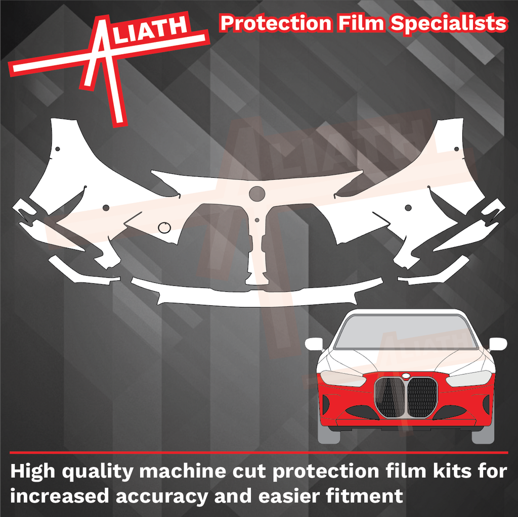 BMW M4 (Type G83 G83) 2022-Present, Front Bumper CLEAR Paint Protectio ...