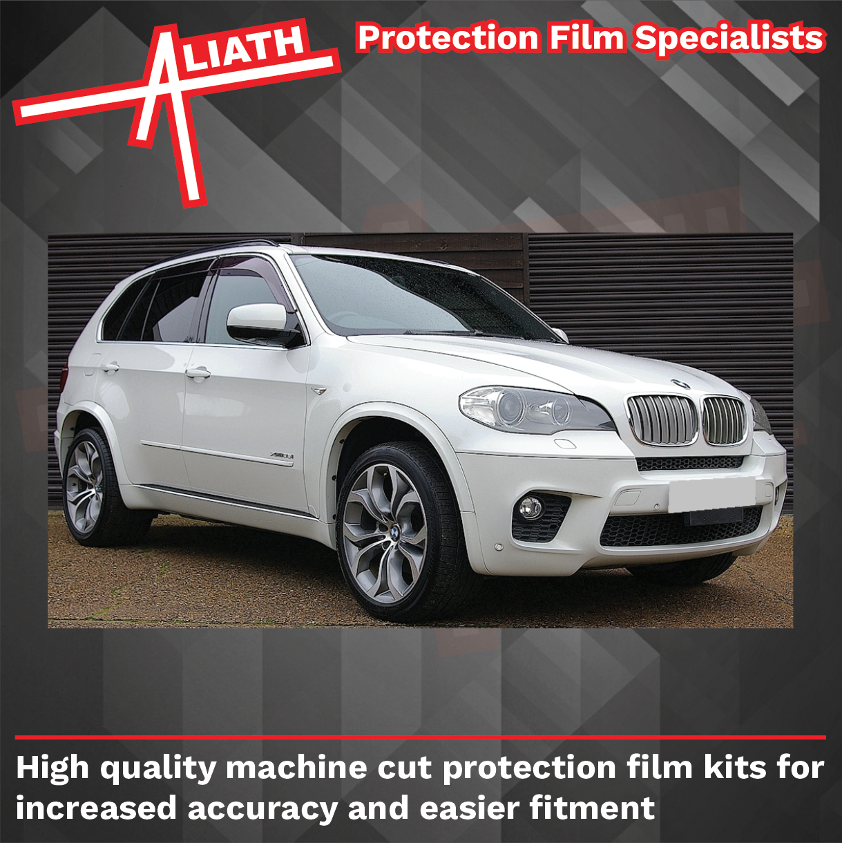 BMW X5 M (E70) 2006-14, Side Skirts & Arches CLEAR Paint Protection – Aliath