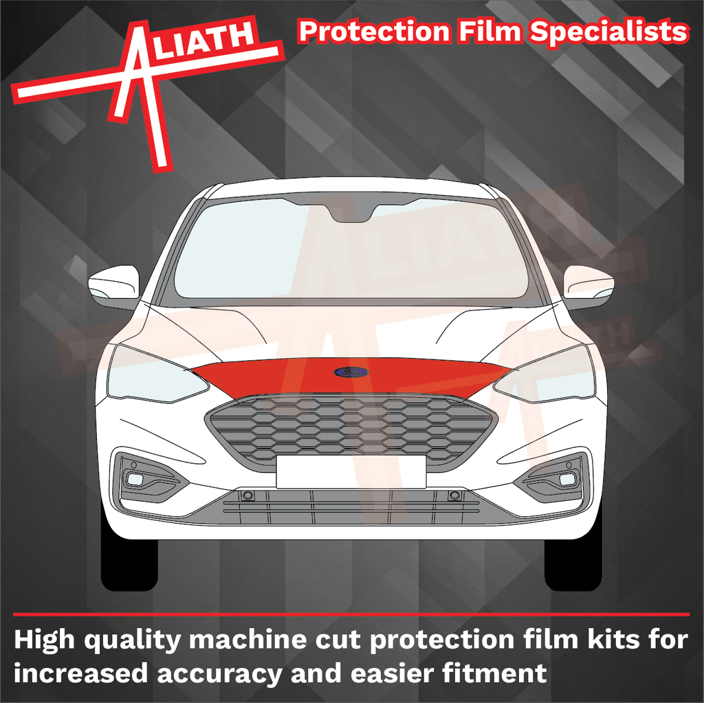 Ford Focus (MK4) 2019-Present, Front Bumper Upper CLEAR Paint Protecti ...