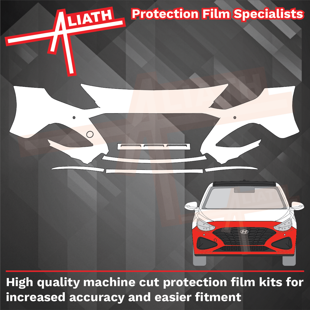 i30 N - Front Bumper CLEAR Stone Chip Guard Paint Protection Film ...