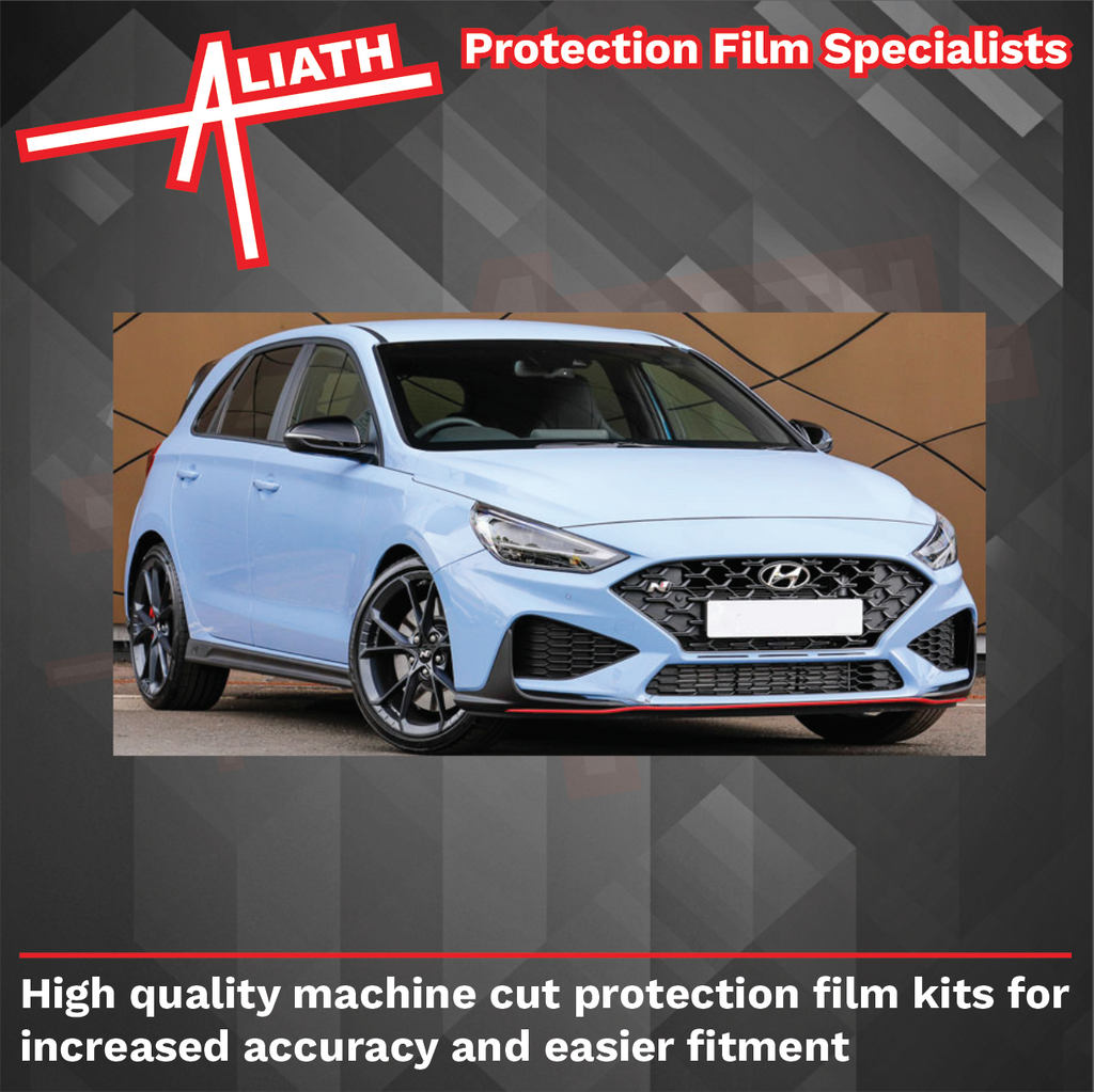 Hyundai i30 N Performance 2021-Present, Front Bumper CLEAR Stone Prote ...