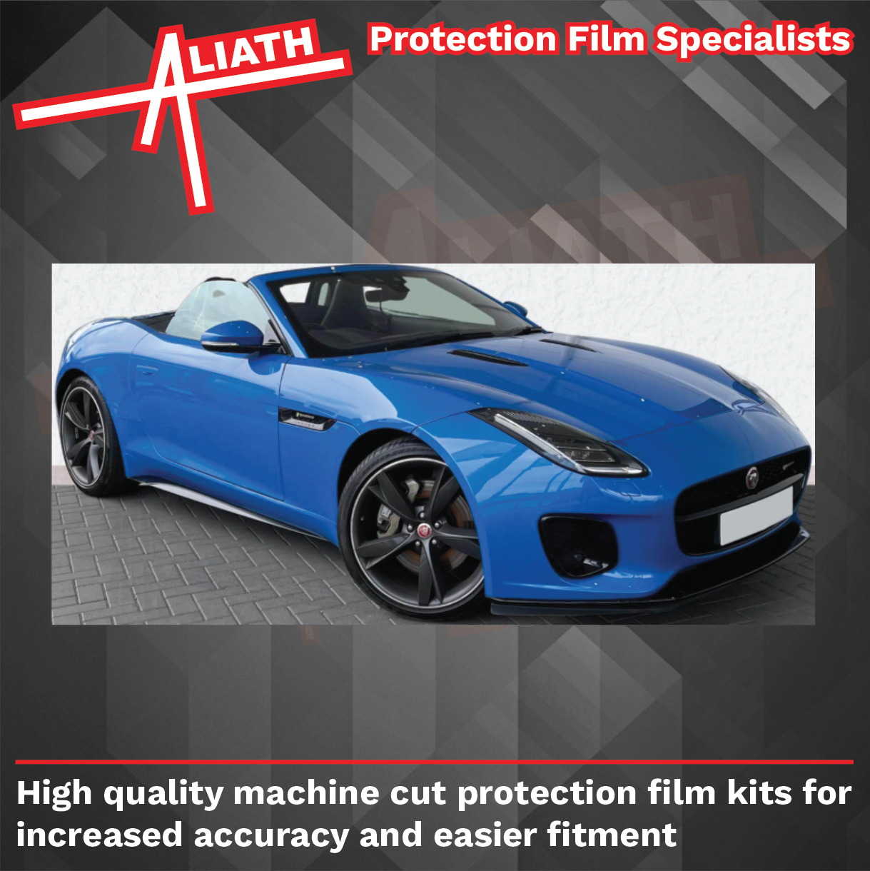 Jaguar F-Type R 2014-2019, Sill Skirt Panel Trim CLEAR Paint Protectio ...