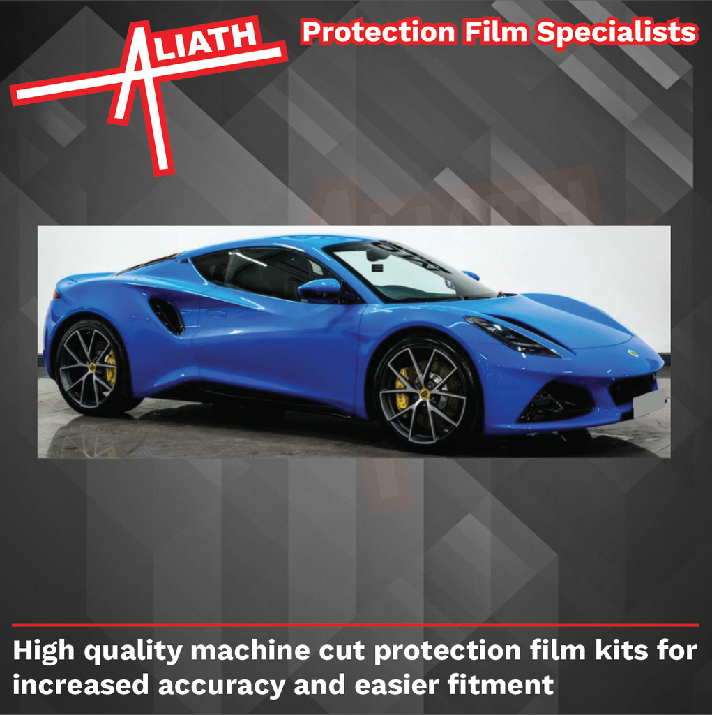 Lotus Emira 2022-Present, Front Wings Full CLEAR Paint Protection – Aliath