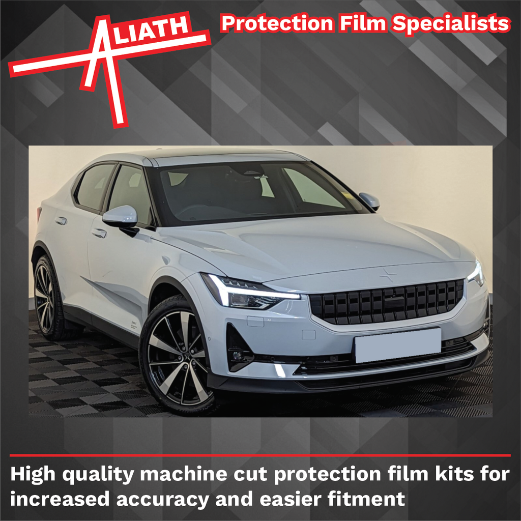 Polestar 2 2022-Present, Front Bumper CLEAR Paint Protection – Aliath