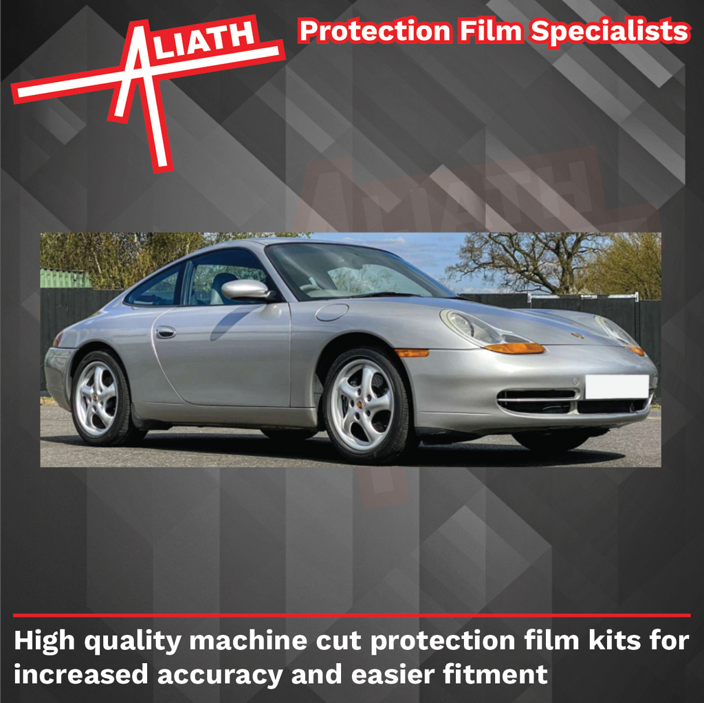 Porsche 911 (996) 1998-2001, Front End Nose CLEAR Paint Protection – Aliath
