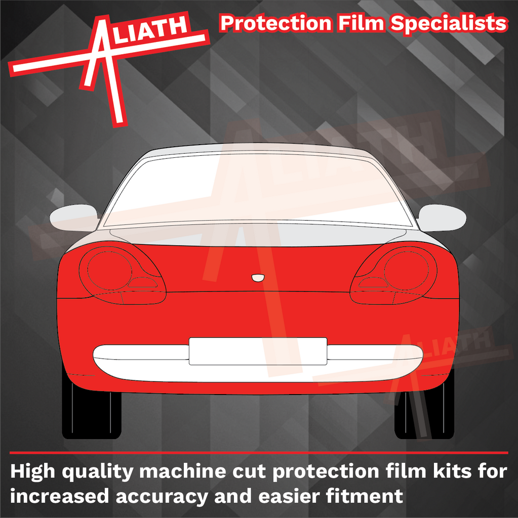 Porsche 911 (996) 1998-2001, Front End Nose CLEAR Paint Protection – Aliath