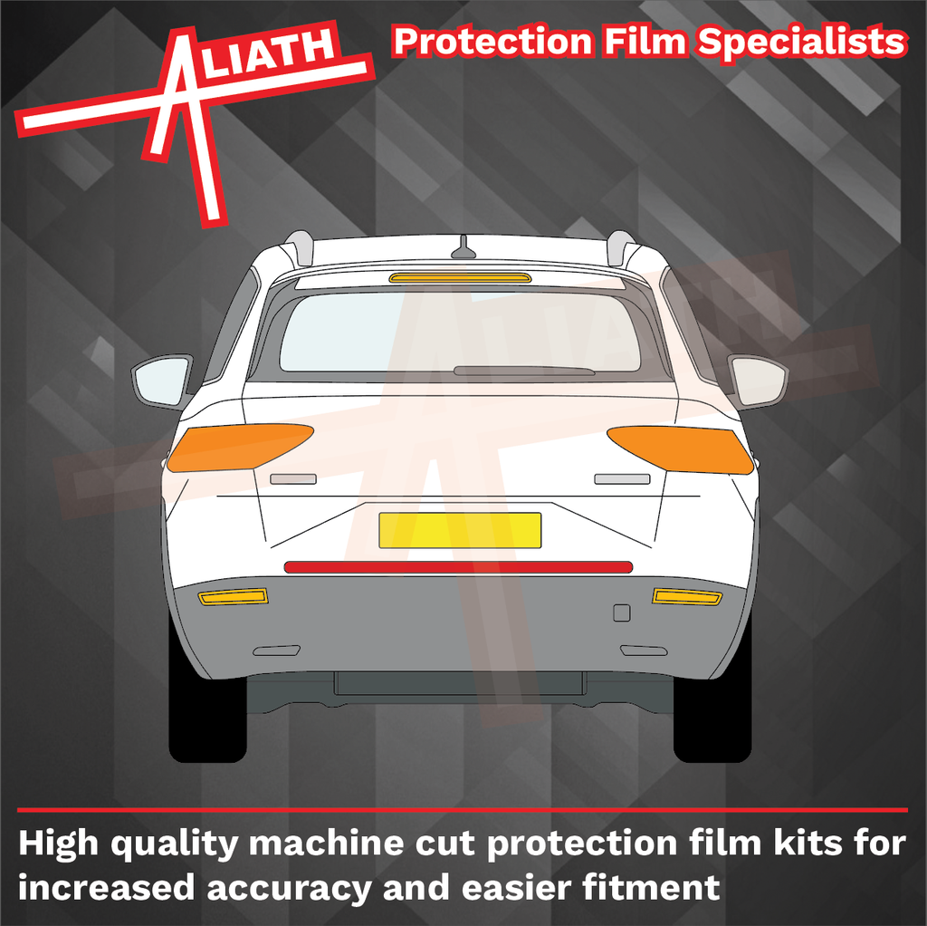 Skoda Enyaq 2021-Present, Rear Bumper Upper CLEAR Paint Protection – Aliath