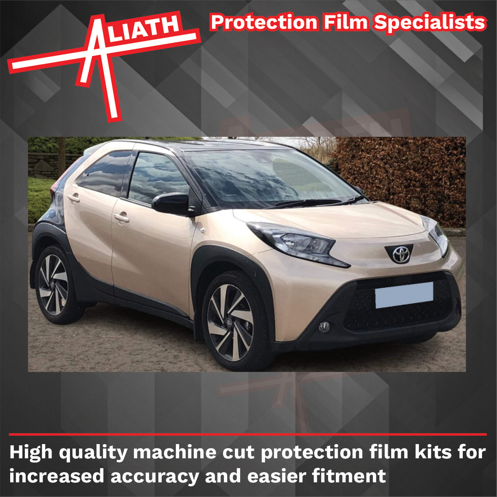 Toyota Aygo 2022-Present, Rear Bumper Upper BLACK Paint Protection – Aliath
