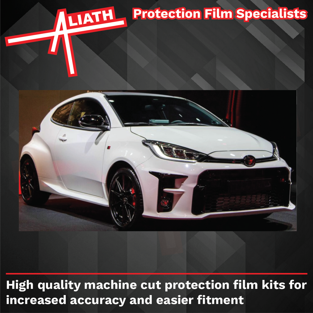 Toyota Yaris GR 2020-2024, Front Bumper & Grille Trims CLEAR Paint Pro ...
