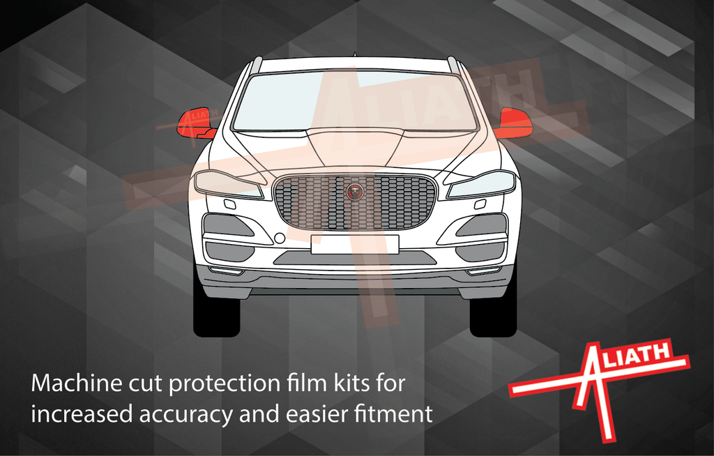 Jaguar F-Pace 2016-Present, Door Mirrors CLEAR Paint Protection – Aliath