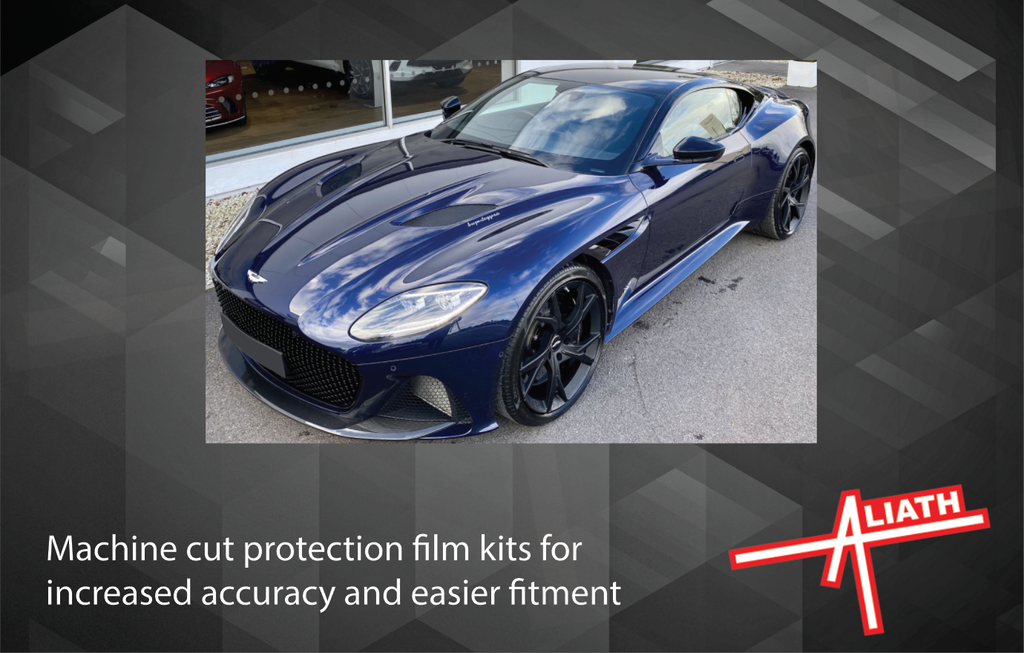 Aston Martin DBS 2018-Present, Rear Bumper Arches CLEAR Paint Protecti ...