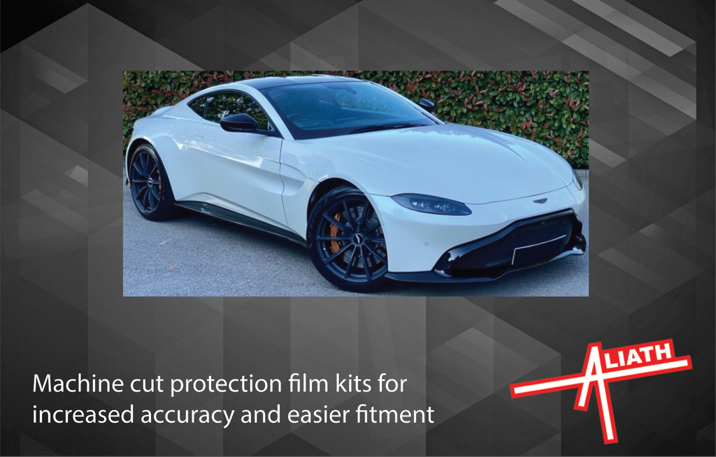 Aston Martin Vantage 2019-Present, Front Bumper Spoiler CLEAR Paint Pr ...