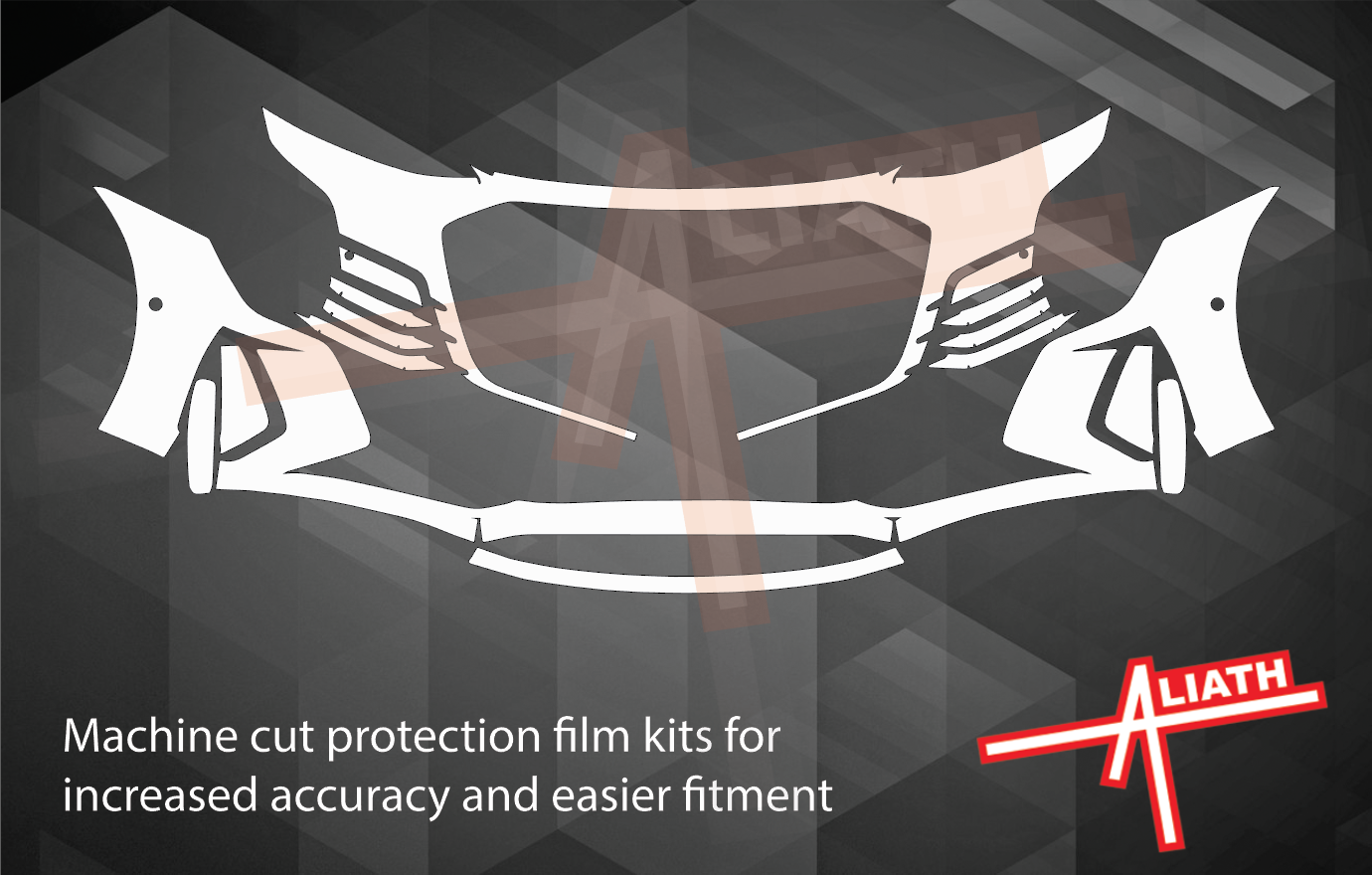 Audi E-Tron GT 2020-Present, Front Bumper CLEAR Paint Protection – Aliath