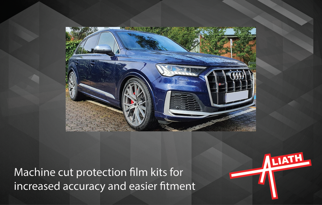 Audi Q7 / SQ7 (Type 4M) 2020-, Rear Bumper upper CLEAR Paint Protectio ...
