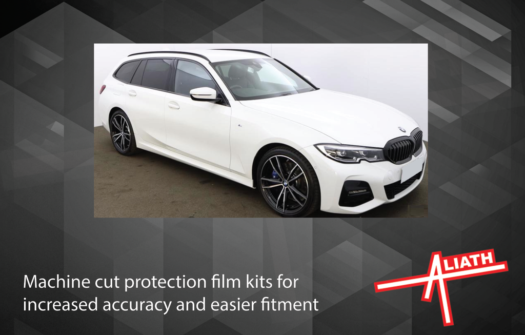 BMW 3-Series Estate (Type G20) 2019-Present, Rear Bumper Upper BLACK S ...