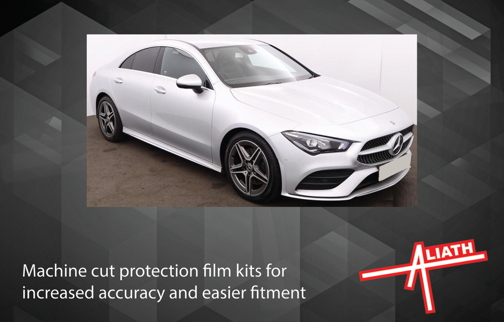 Mercedes-Benz CLA-Class AMG Line (C177) 2019-, Front Bumper CLEAR Pain ...