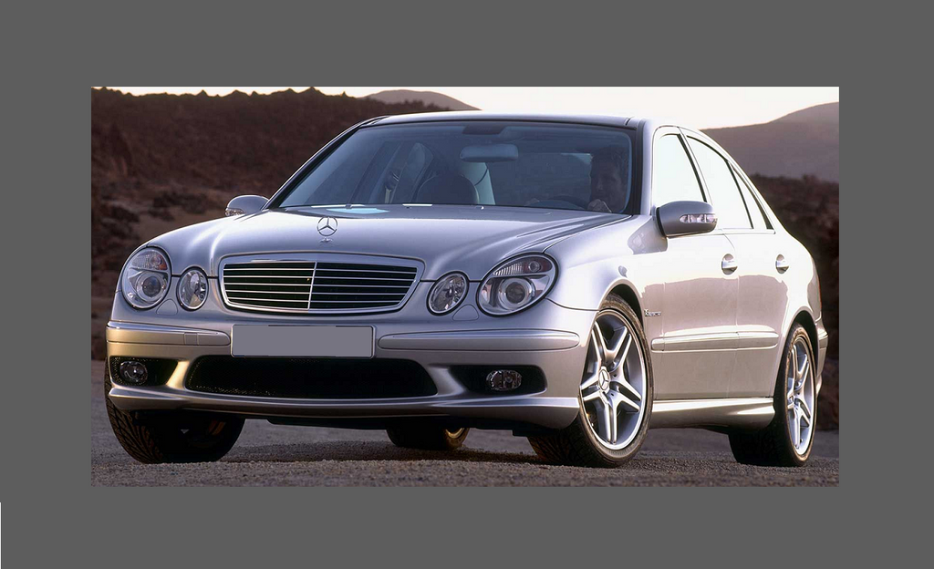 Mercedes-Benz E Class (W211) Bonnet & Wings Front CLEAR Paint Protecti ...