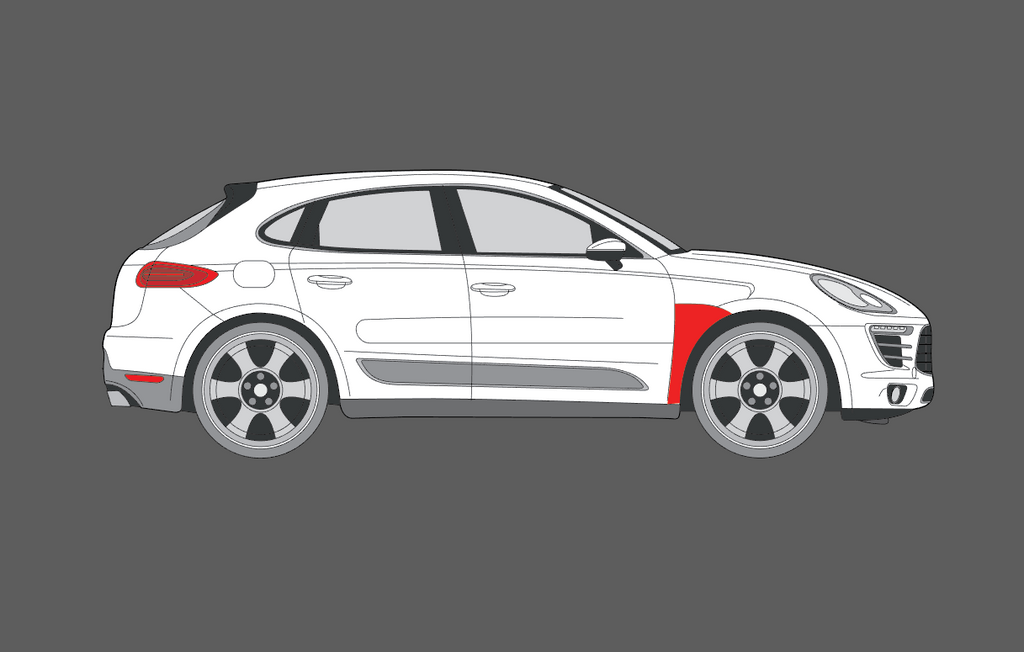 Porsche Macan (Type 95B) 2014- Bonnet Front CLEAR Paint Protection – Aliath