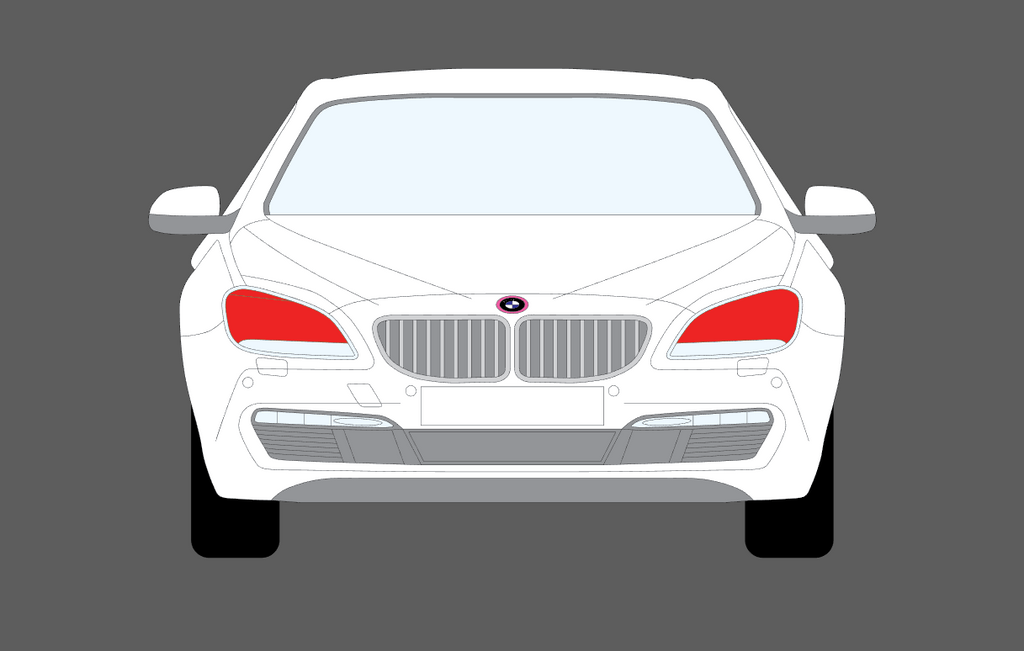 BMW 6-Series / M6 (Type F06 F12 F13) 2012-2018, Headlights CLEAR Stone ...